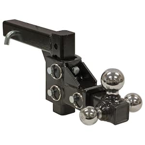 BUYERS PRODUCTS 1-7/8 in., 2 in., 2-5/16 in. Chrome Towing Balls Tri ...