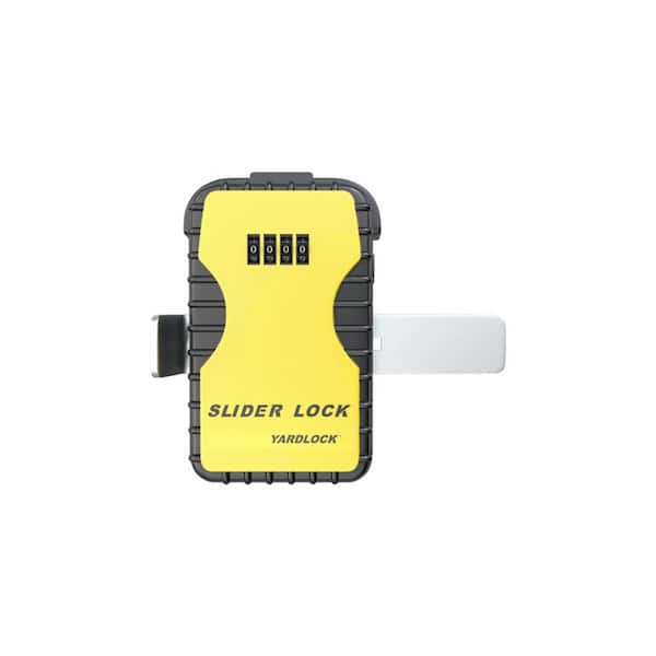 YARDLOCK Keyless Garage Door Slider Lock, Yellow MBX-2023-SL-3ESF - The ...