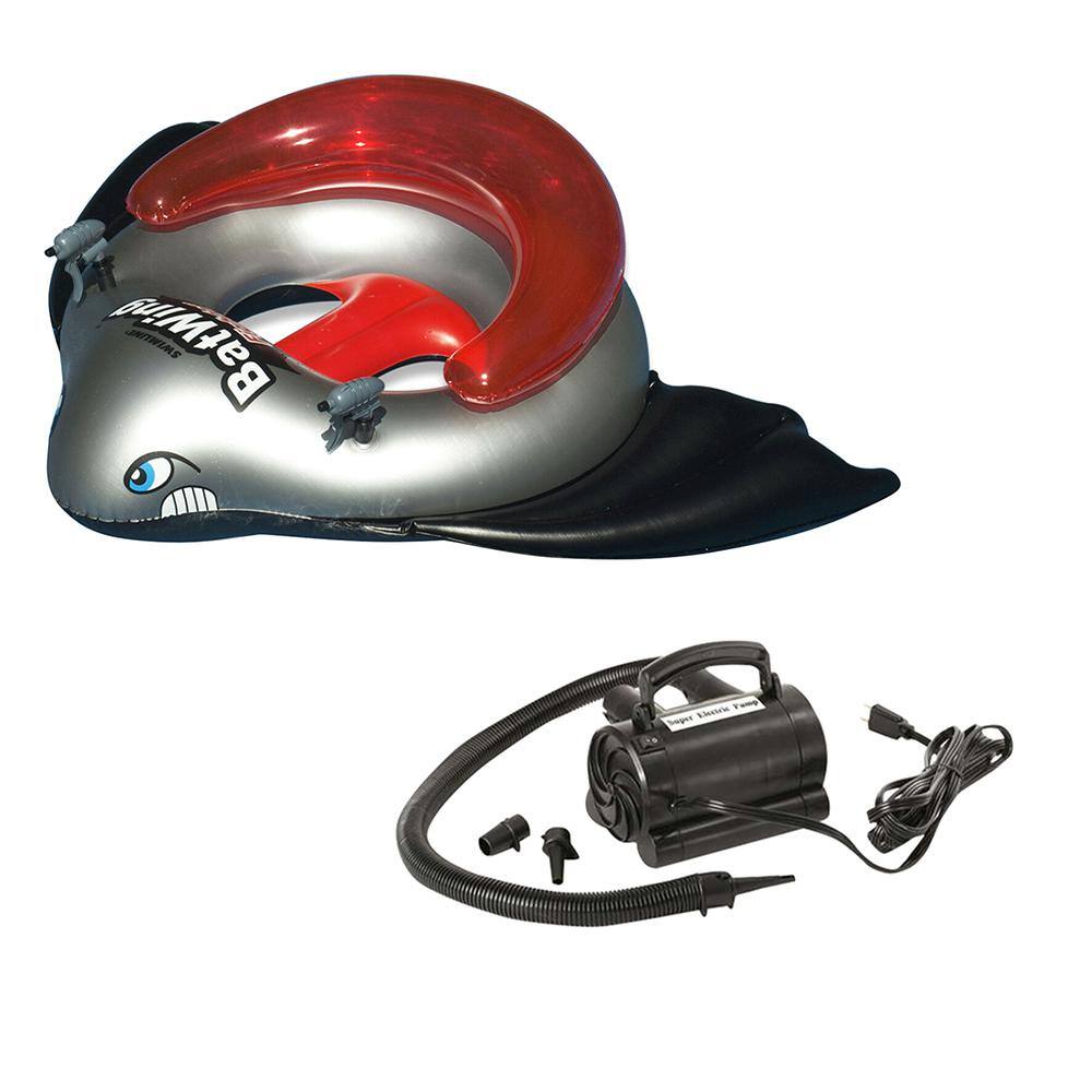 Swimline New Batwing Fighter Inflatable Pool Tube Squirt Blaster with ...