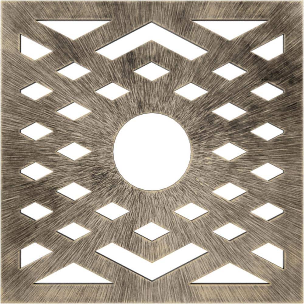 Ekena Millwork 3/4 in. x 24 in. x 24 in. Chevron Architectural Grade ...