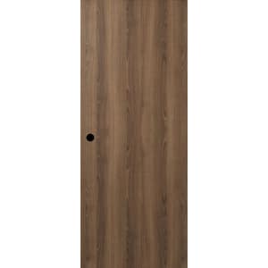 Belldinni Optima 28 in. x 96 in. Left-Handed Pecan Nutwood Composite ...