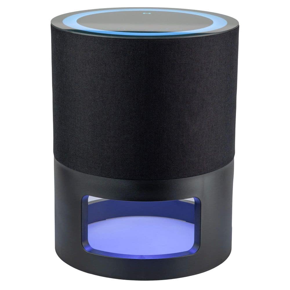 SOUNDSTREAM Nimbus Indoor Side Table with Built-in Speaker System, RGB ...