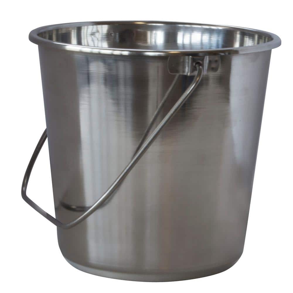 Sportsman 1 Gal Stainless Steel Bucket with Stainless Steel Handle (6 ...