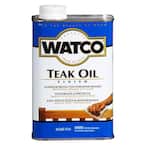 Watco 1 Quart Teak Oil in Jacobean 348747 - The Home Depot