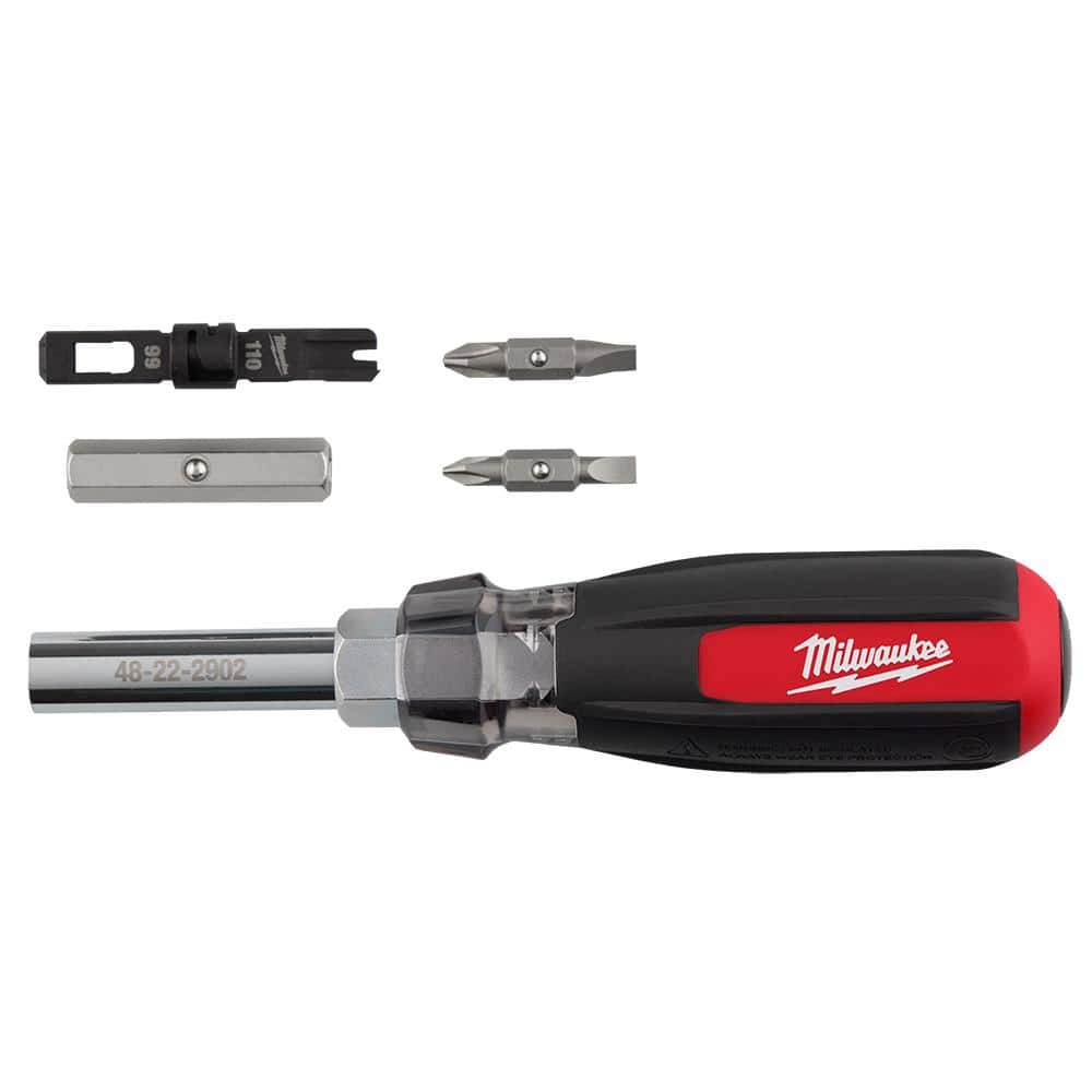 Milwaukee 9-in-1 Punchdown Multi-Bit Screwdriver 48-22-2902 - The Home ...