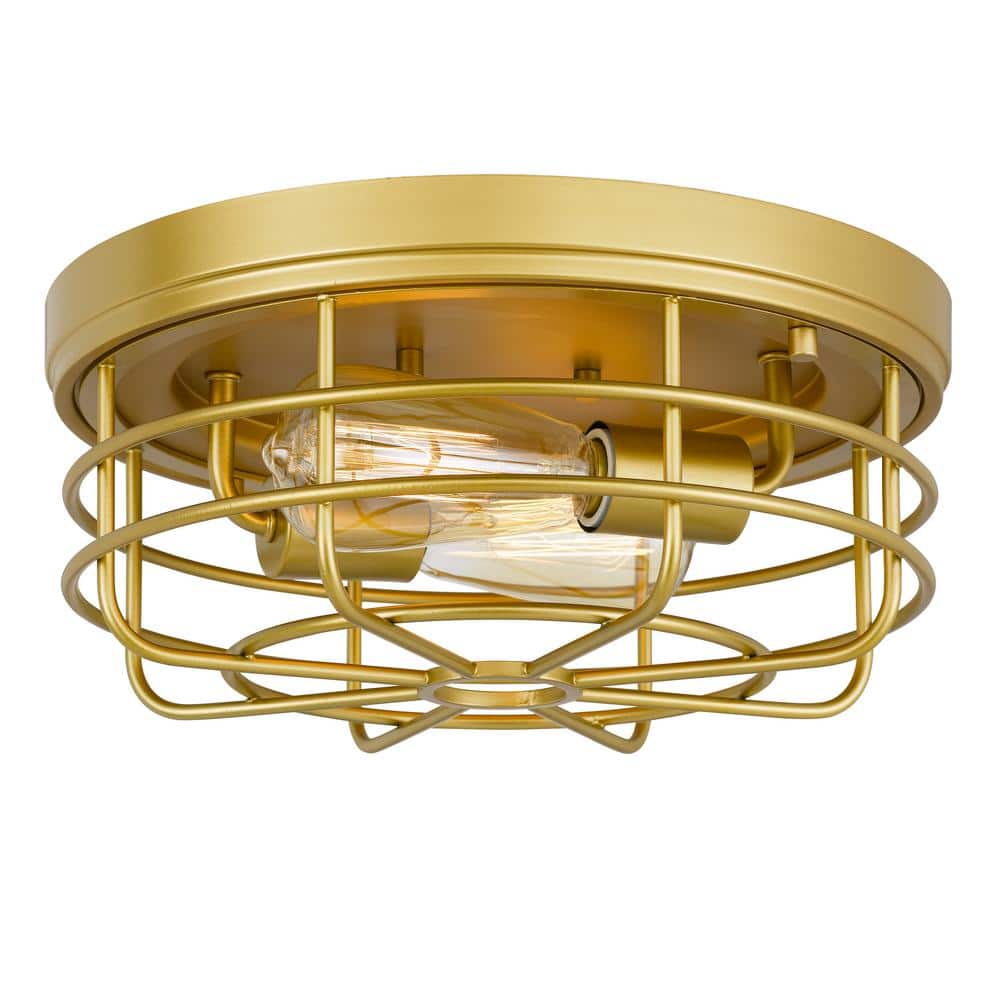 Worldwide Lighting Emerson 13 in. x 13 in. x 5.5 in. 2-Light Luxury ...