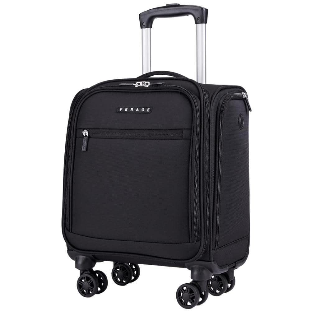 VERAGE 18 in. Spinner Small Suitcase, Softside Lightweight Travel Bag ...