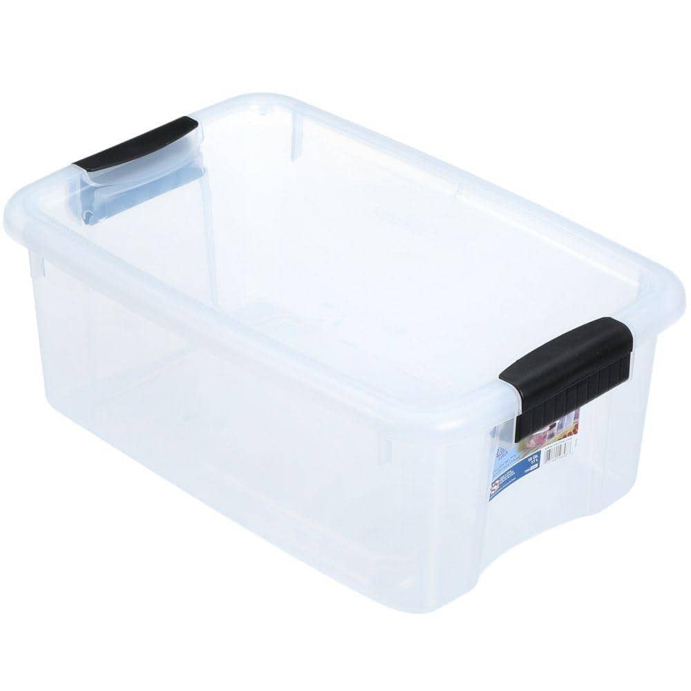 Sterilite 18-Qt. Latch Storage Box 19848606 - The Home Depot