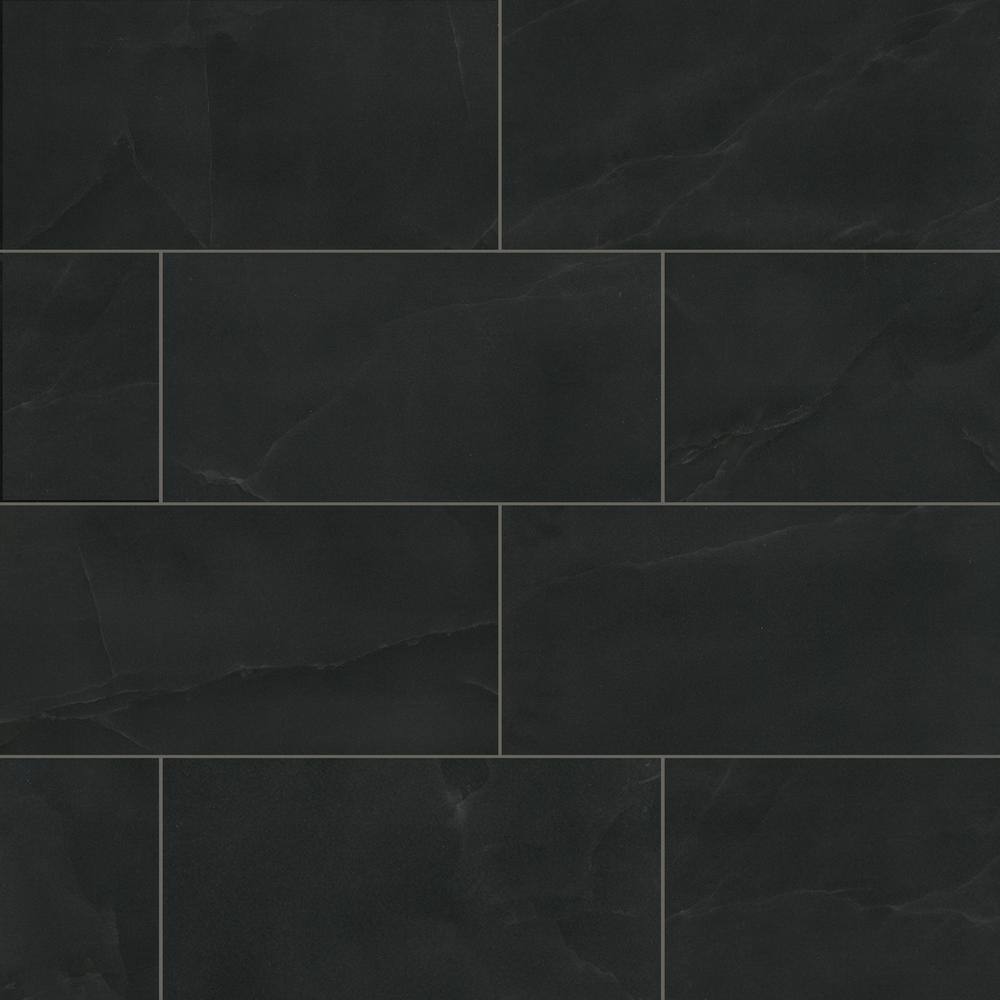 Reviews for MSI Regallo Midnight Agate 12 in. x 24 in. Matte Porcelain ...