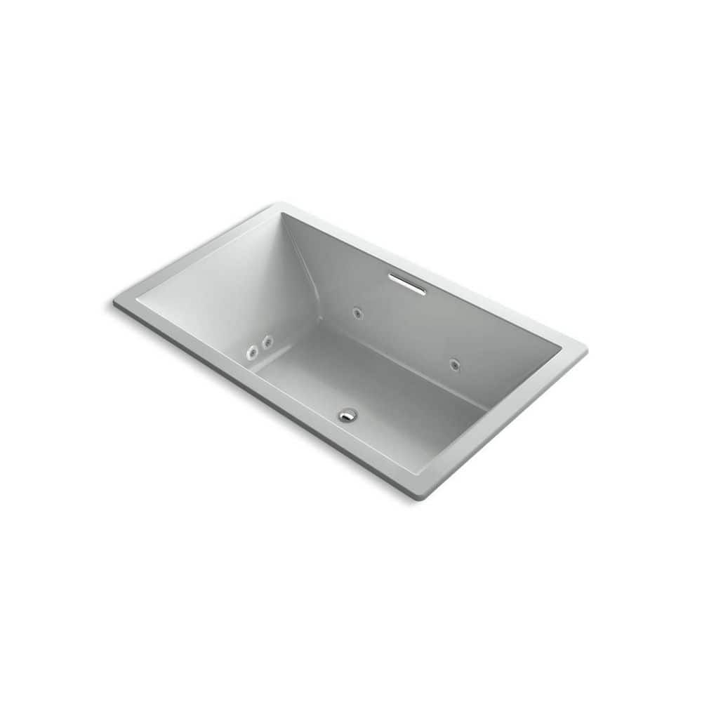 KOHLER Underscore 72 in. x 42 in. Rectangular Whirlpool Bathtub with ...
