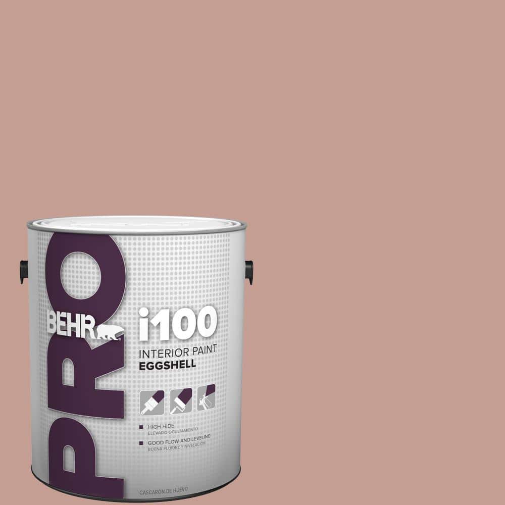 BEHR PRO 1 gal. #S170-4 Retro Pink Eggshell Interior Paint PR13001 ...