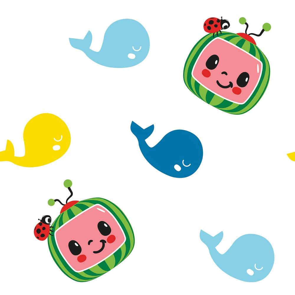 RoomMates CoCo Melon Peel and Stick Wallpaper to CoComelon Peel and ...