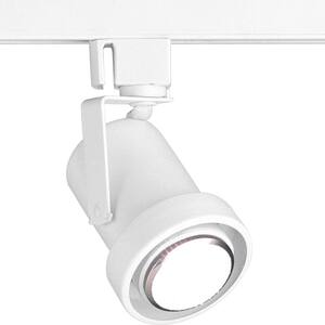 Hampton Bay 120-Volt White Pinhole Cylinder Linear Track Lighting Head ...