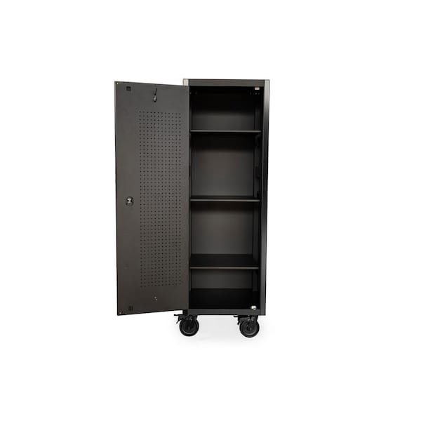 Husky Modular Tool Storage 24 in. W x 24 in. D Heavy Duty Matte Black ...