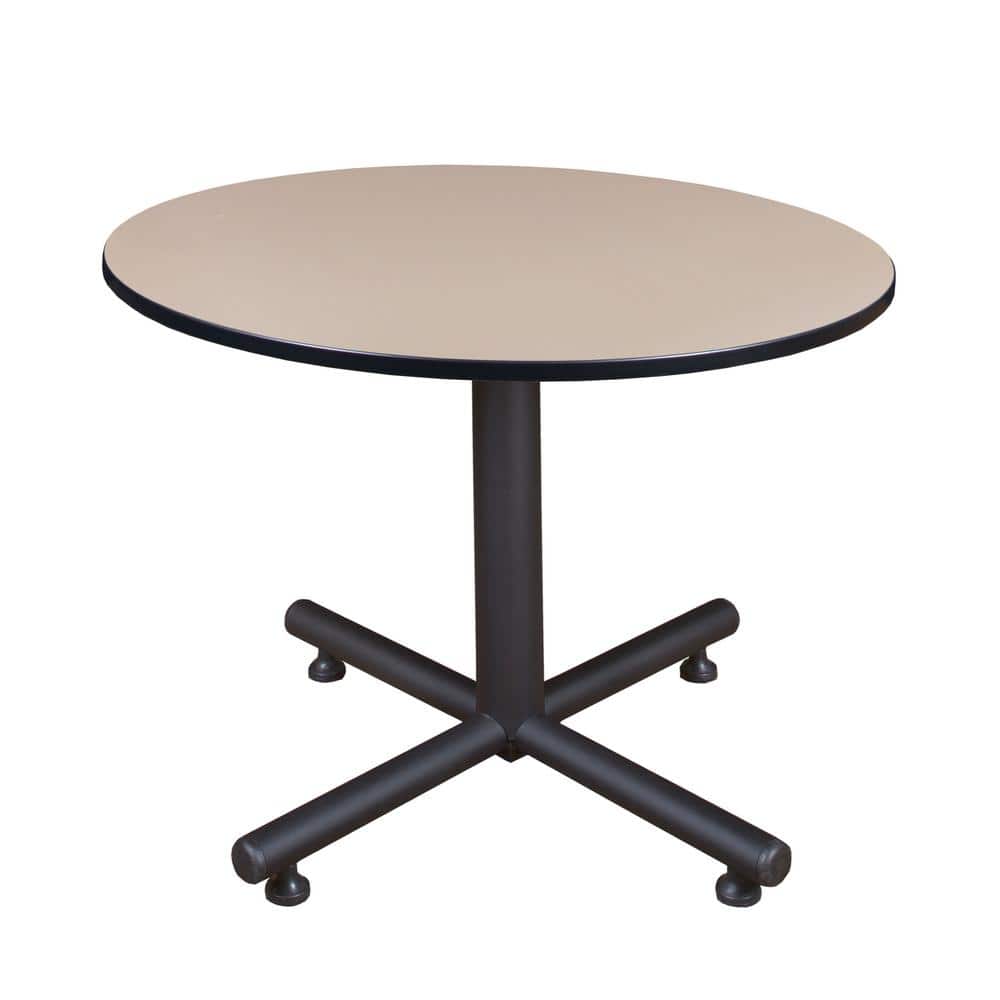 Regency Kobe Beige 48 in. Round Breakroom Table TKB48RNDBE - The Home Depot