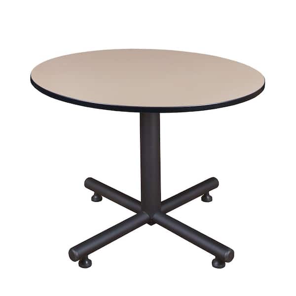 Regency Kobe Beige 48 in. Round Breakroom Table TKB48RNDBE - The Home Depot