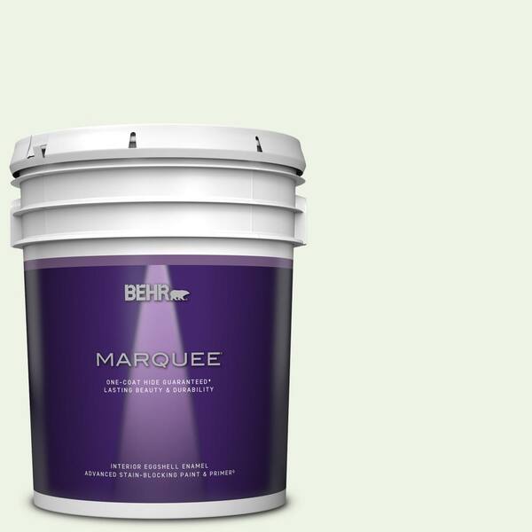 BEHR MARQUEE 5 gal. #440A-1 Parsnip Eggshell Enamel Interior Paint ...