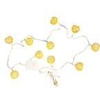 Hampton Bay Outdoor/Indoor 7 ft. 10-Light Battery Powered Paper Lantern ...