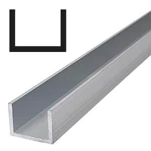 Alexandria Moulding AT 010 3/4 in. D x 1 in. W x 96 in. L Metal Mira ...