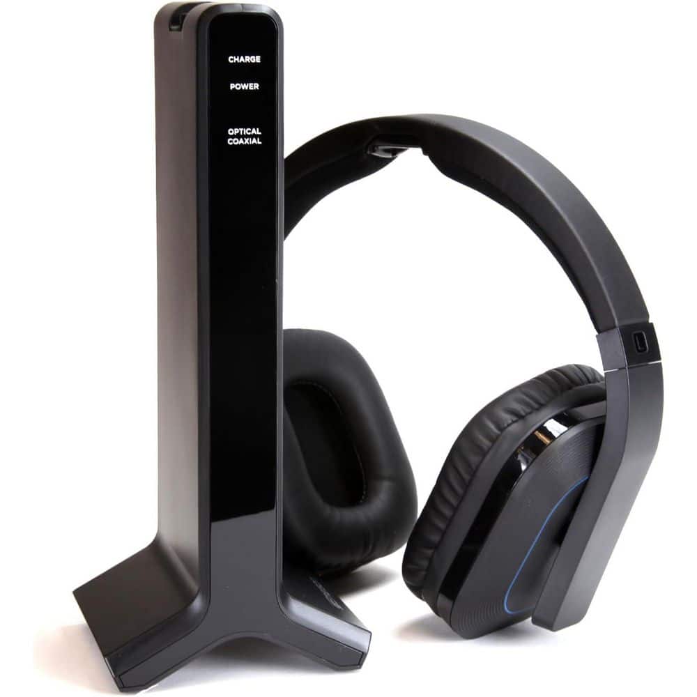 Emerson EE-9000 Black Wireless Over The Ear TV Headset Emerson - The ...