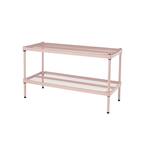 Design Ideas 15.75 H 8-Pair Pink Metal Shoe Rack 3419412 - The Home Depot