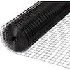 Fencer Wire 4 ft. x 50 ft. 16-Gauge Black PVC Coated Welded Wire Fence ...