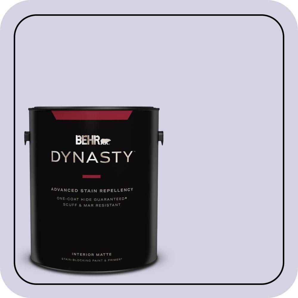 BEHR DYNASTY 1 gal. #M550-2 Lavender Memory Matte Interior Stain ...