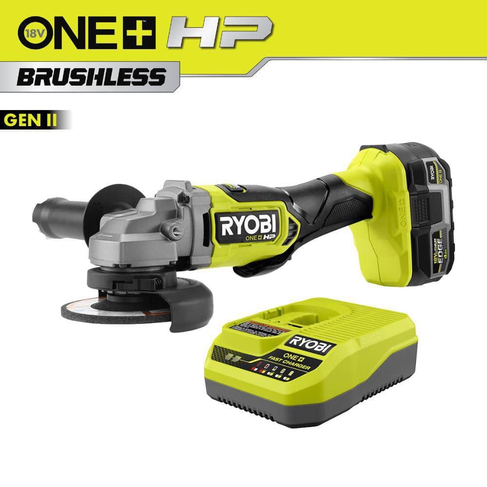 Reviews for RYOBI ONE+ HP 18V Brushless Cordless Angle Grinder Kit with ...
