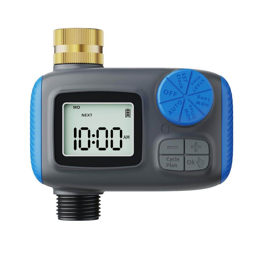 OGETFUUR Programmable Faucet Hose Timer for Watering with Brass Swivel ...