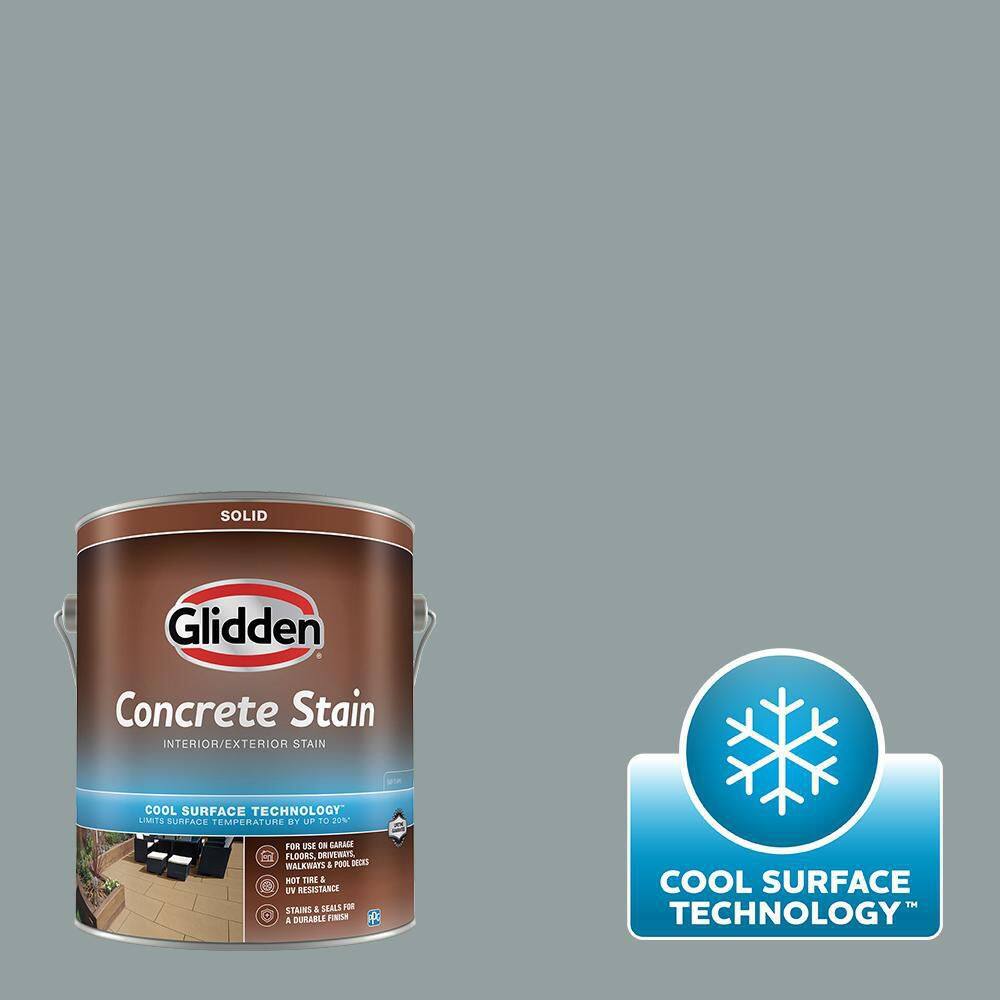 Glidden 1 gal. PPG1036-4 After The Storm Solid Interior/Exterior ...