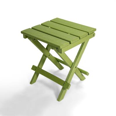 Green Plastic Garden Side Table - Garden Design Ideas