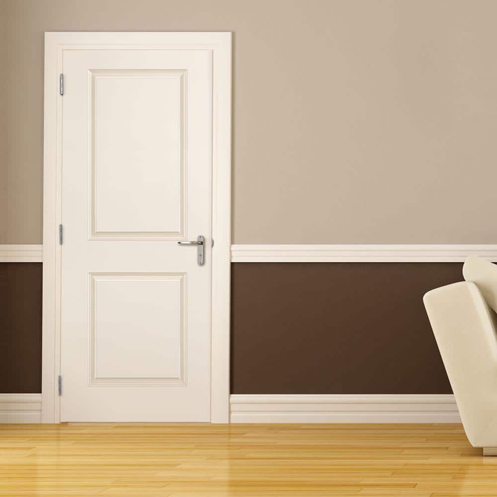 Reviews for Masonite 30 in. x 80 in. 2 Panel Right-Handed Primed ...