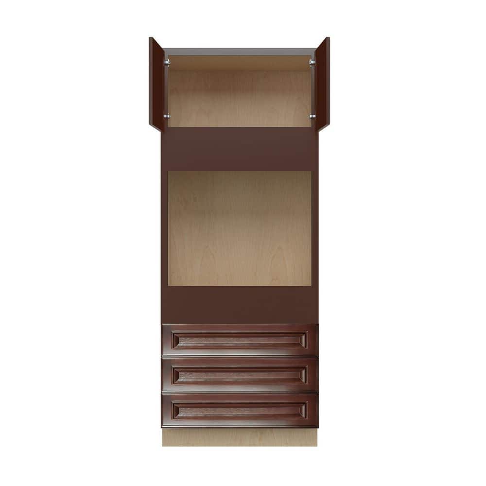 Kunal Kitchens Charlotte Raised 33 in. W x 84 in. H x 24 in. D in ...