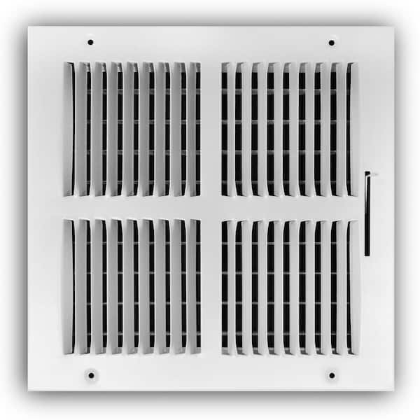 Everbilt 10 in. x 10 in. 2-Way Wall/Ceiling Register H102M 10X10 - The ...
