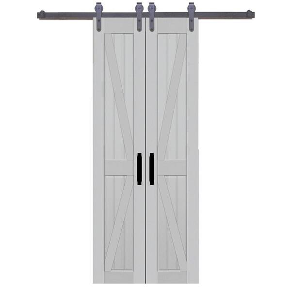 Home Fashion Technologies 42 in. x 84 in. Board and Batten Composite ...