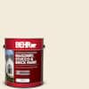 BEHR 1 gal. #PPU7-13 Coastal Beige Satin Interior/Exterior Masonry ...