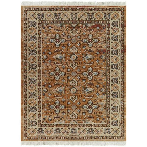 BALTA Honore Rust 5 ft. x 7 ft. Oriental Area Rug 3100883 - The Home Depot