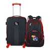 Mojo NCAA Kansas Jayhawks 2-Piece Set Luggage and Backpack CLKUL108 ...