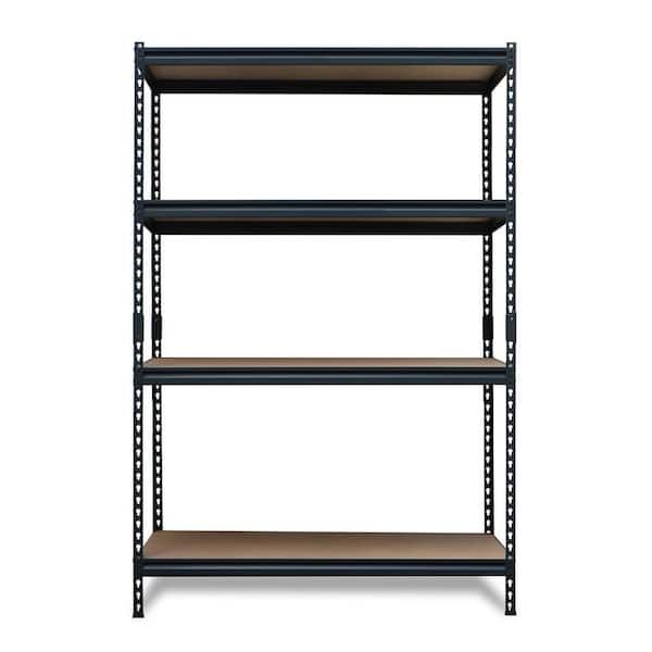 AR SHELVING Pro Series 4-Tier Steel Garage Storage Shelving Unit in ...