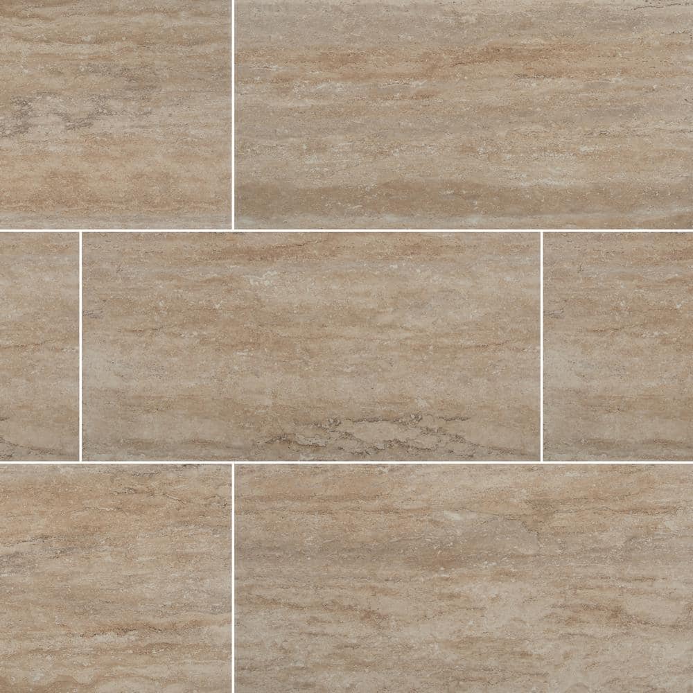 Reviews for MSI Trevi Beige 12 in. x 24 in. Matte Porcelain Floor and ...