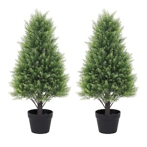 Zeus & Ruta 2-Piece Topiary Tree Artificial 30 in. Artificial Topiary ...