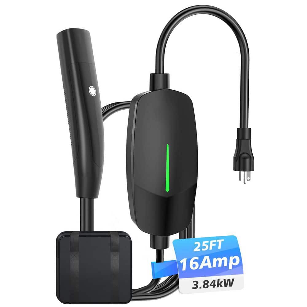 Ahfiwaso 25 FT 110-240 Volt Mobile Charger Connector for Tesla with ...