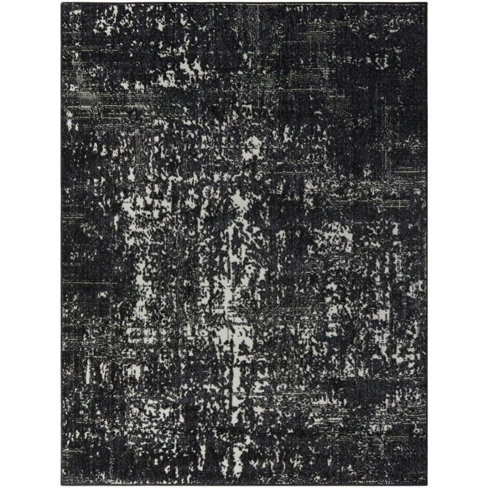 BALTA Leon Black 5 ft. 3 in. x 7 ft. Abstract Area Rug 3011082 - The ...