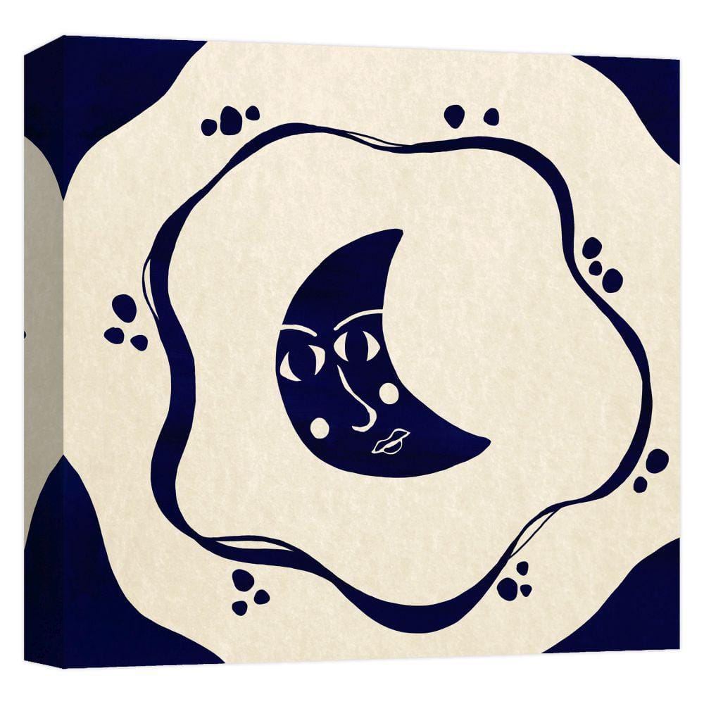 PTM Images Dizzy Moon'' Canvas Abstract Wall Art 15 in. x 15 in. 9 ...