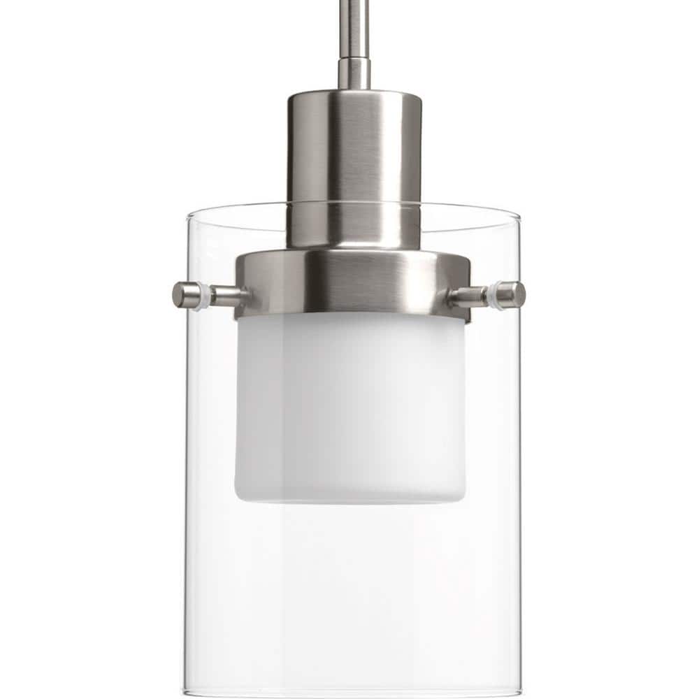 Progress Lighting Moderna Collection 9 -Watt Brushed Nickel Integrated ...