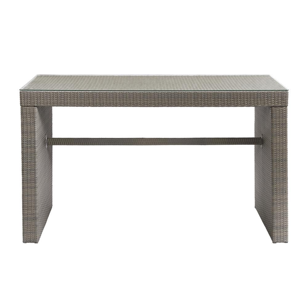 Pure Garden Asti 40 in. H Rectangular All-Weather Wicker Outdoor Tall ...
