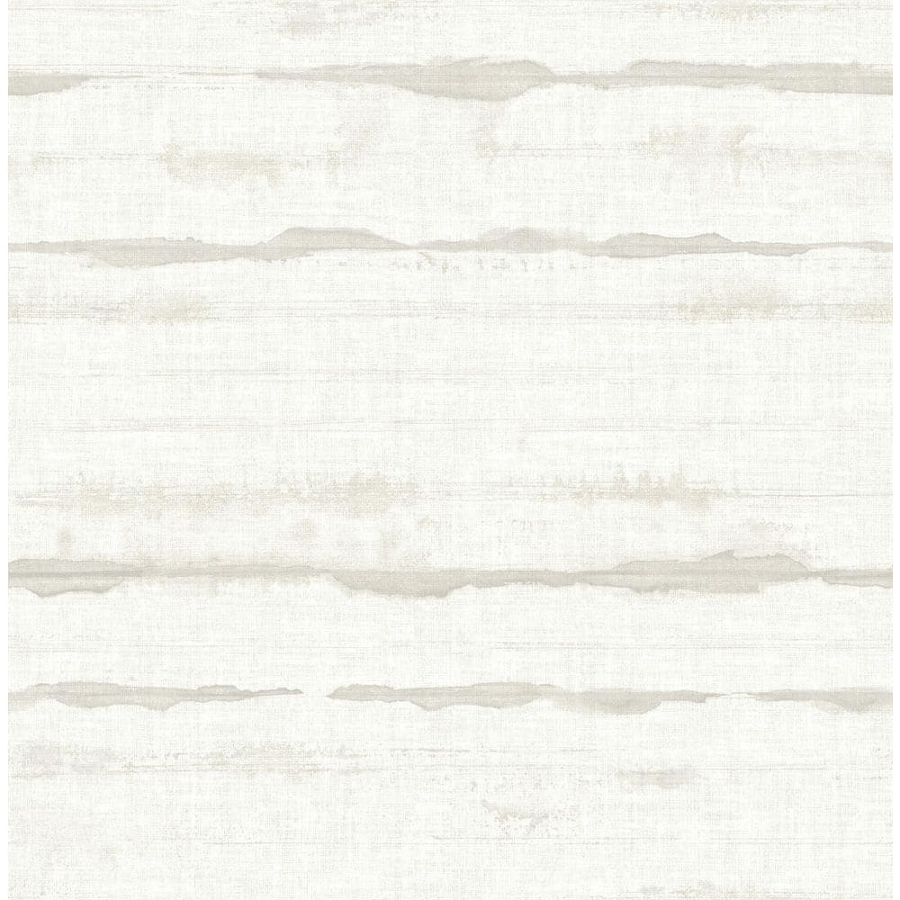 A-Street Prints Destin Dove White Stripe Wallpaper Sample 4172-27517SAM ...