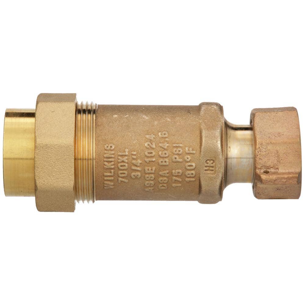 Wilkins 1 in. x 1 in. Dual Check Valve 1UFMX1UF-700XL - The Home Depot