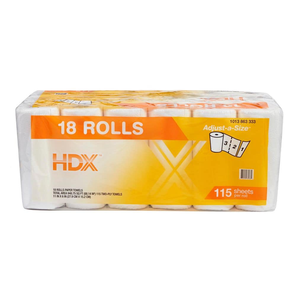 Reviews for HDX Premium Adjust-A-Size Paper Towel Roll (1-Roll) | Pg 1 ...