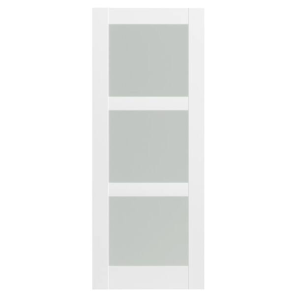 Reviews for TENONER 32 in. x 80 in. MDF, Painted, White, 3-Lite ...